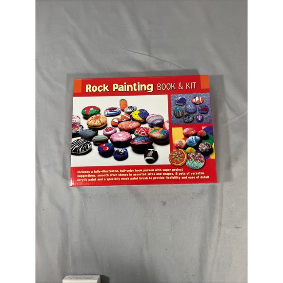 Mud Puddle inc. | Office | Mud Puddle Rock Painting Book Kit Diy Stone ...